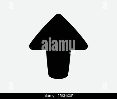 Arrow up upward direction pointer increase movement progress growth 3d ...