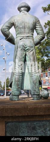 Steel worker memorial at Corby, England Stock Photo - Alamy