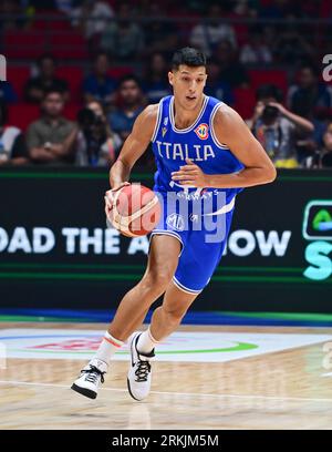 Simone Fontecchio of Italy seen in action during the group phase of the ...