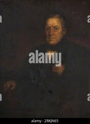Portrait Of George Edmonds, 1890. By William Thomas Roden Stock Photo ...