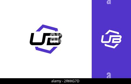 Creative Letter UB logo . Letter UB Initials logo design . clean and ...
