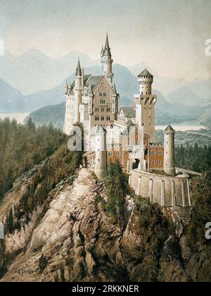 Neuschwanstein Castle by Adolf Hitler Stock Photo - Alamy