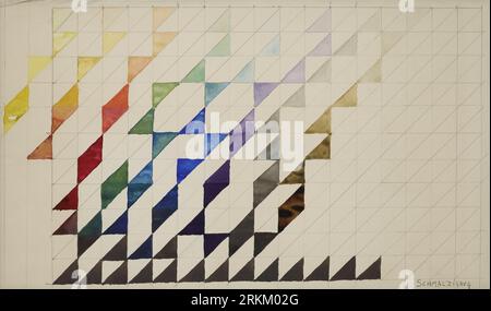 Compositie from 1914 until 1916 by Jules Schmalzigaug Stock Photo - Alamy
