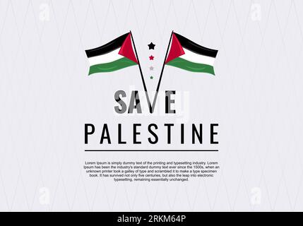 Save Palestine. Free Palestine flag wallpaper, flyer, banner vector ...