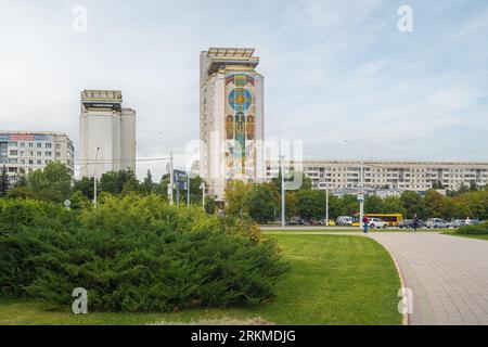 Soviet Era Buildings with City Builder Mosaic by Alexander Kishchenko ...