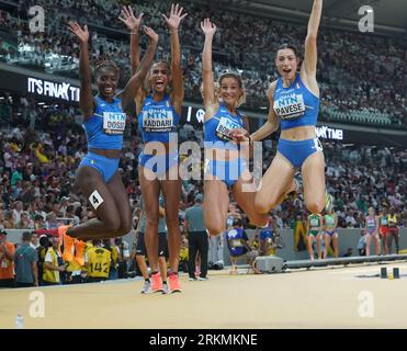 Anna Bongiorni, Zaynab Dosso, Dalia Kaddari and Alessia Pavese of team ...