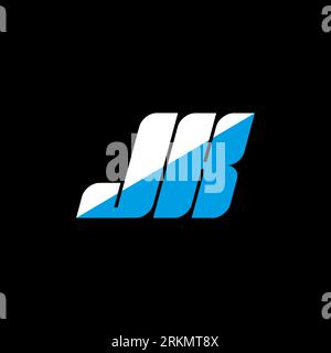 JK letter logo design on black background. JK creative initials letter ...