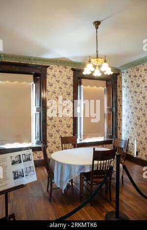 The preserved limestone ranch house at Tallgrass Prairie National ...