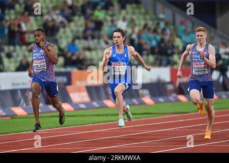 Nethaneel Mitchell-Blake (Silver) Filippo Tortu (Bronze), Charlie ...
