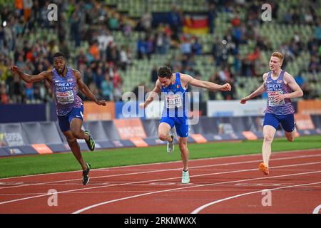 Nethaneel Mitchell-Blake (Silver) Filippo Tortu (Bronze), Charlie ...
