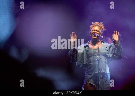 Rio Claro, Brazil. 25th Aug, 2023. The singer and composer Liniker ...