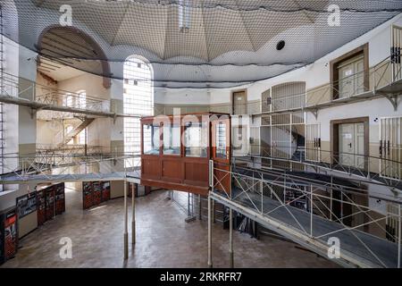 Nuremberg, Germany. 24th Aug, 2023. View of the former cell wing of ...