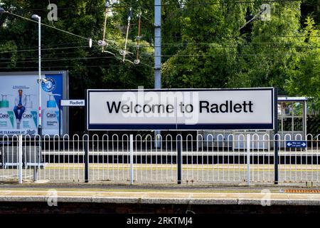 Radlett Railway Station, Radlett, Hertfordshire, England, UK Stock ...