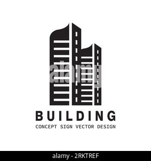 clean building logo design inspiration Stock Vector Image & Art - Alamy