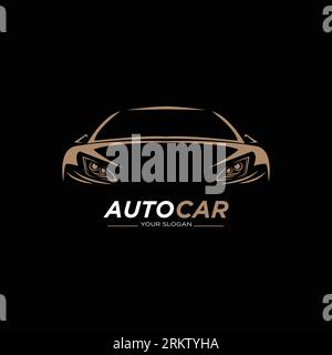 Abstract Lines Car Logo Vector. Vector illustration Stock Vector Image ...