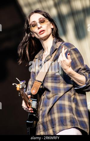 Hannah Merrick of The King Hannah performs live during the Live at the ...