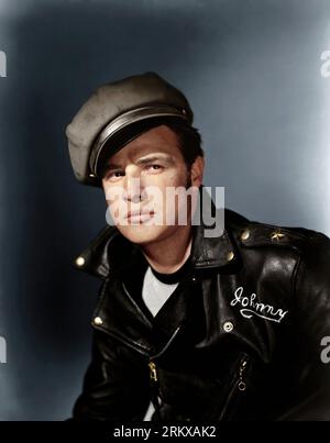 THE WILD ONE 1953 Columbia Pictures film with Marlon Brando as Johnny ...