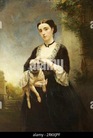 Julia Lucy Lane, Mrs Henry Arthur Hoare (d.1916) 1868 by Henry Richard ...