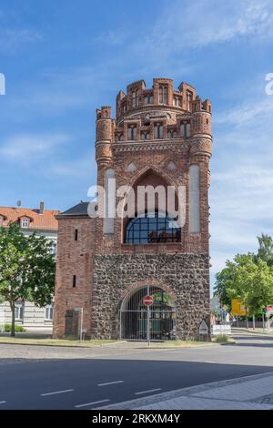 Germany, Saxony-Anhalt, Stendal, city hall, Marien's church, town ...
