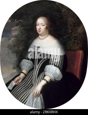 Portrait of Anne of Austria (1601-1666) 1666. N/A 19 Anne of Austria Queen of France by Robert ...