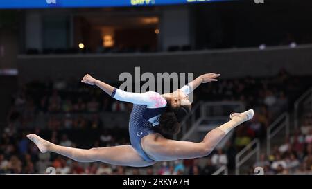 August 25, 2023: Gymnast Sloane Blakely during the senior women day 1 ...