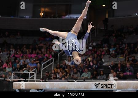 August 25, 2023: Gymnast Katelyn Chong during the senior women day 1 ...
