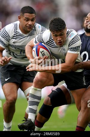 Caleb Muntz of Fiji in action during Quilter Nations Series match ...