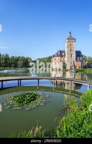 Medieval Horst Castle / Kasteel van Horst, 15th century moated Flemish ...