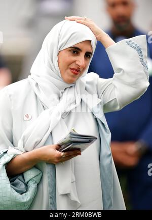 Sheikha Hissa at York Racecourse. Picture date: Wednesday August 21 ...