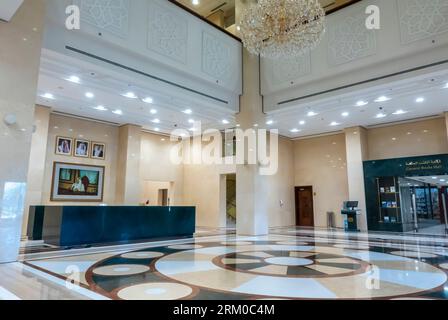 The interior of Isa Cultural Centre Bahrain. The ceiling design Stock ...
