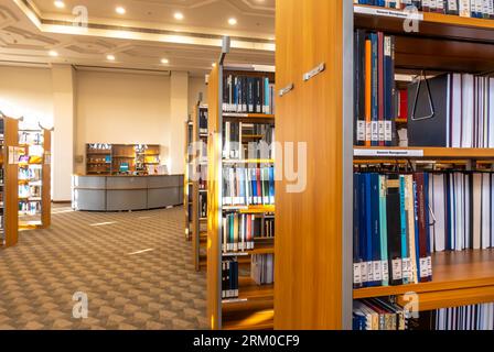Reading room in a Bahrain Library in Isa Cultural Centre Bahrain Stock ...