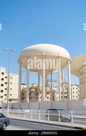 Bahrain water tanks in Manama Stock Photo - Alamy