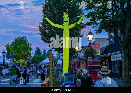 Dundarave Hoe Down, West Vancouver, British Columbia, Canada Stock ...
