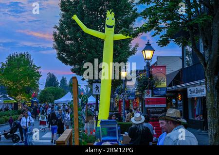 Dundarave Hoe Down, West Vancouver, British Columbia, Canada Stock ...