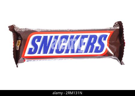 Moscow, Russia, August 23, 2023: Snickers Super Chocolate Bar Stock ...