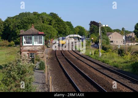 GB Railfreight class 69 locomotive hauling a a weed killing train ...