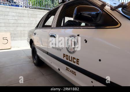 Los Angeles, California: Exhibition of Police vehicles at the LAPD ...