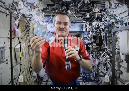 International Space Station ISS newly equipped with the 27 000 pound S0 ...