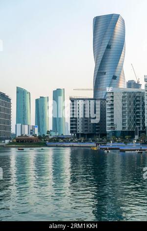 Bahrain Bay skyline, United Tower Bahrain Stock Photo - Alamy