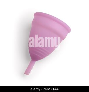 Menstrual cup isolated on white background Stock Photo - Alamy