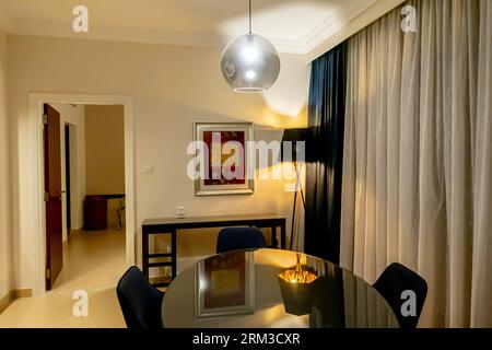 Living room in Marriott Executive Apartments Bahrain Stock Photo - Alamy