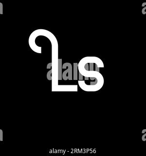 LS Letter Logo Design. Initial letters LS logo icon. Abstract letter LS minimal logo design ...