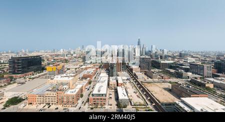 Aerial view of the west loop Stock Photo - Alamy