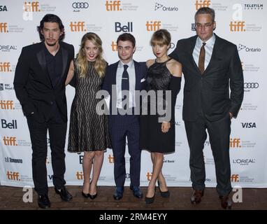 DANIEL RADCLIFFE, ADAM DRIVER, WHAT IF, 2013 Stock Photo - Alamy