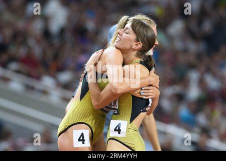 Luna Thiel (Germany) during the 4x400 metres relay heats during the ...