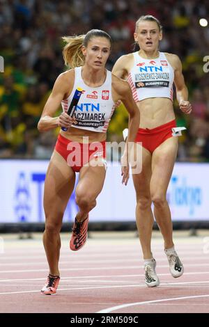 Natalia Kaczmarek (Poland). 4x400 relay race women Silver Medal ...