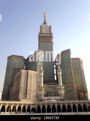 Royal Clock Tower Makkah in Makkah, Saudi Arabia.The tower is the ...