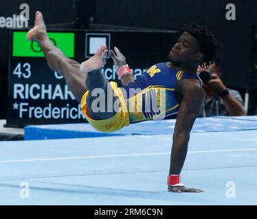 San Jose, California. 26th Aug, 2023. August 26, 2023: Stanford gymnast ...