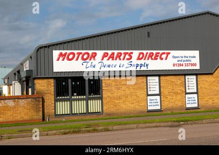 Motor Parts Direct motor factor store warehouse building, Martlesham ...