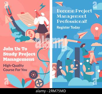 Become project management professional register Stock Vector Image ...